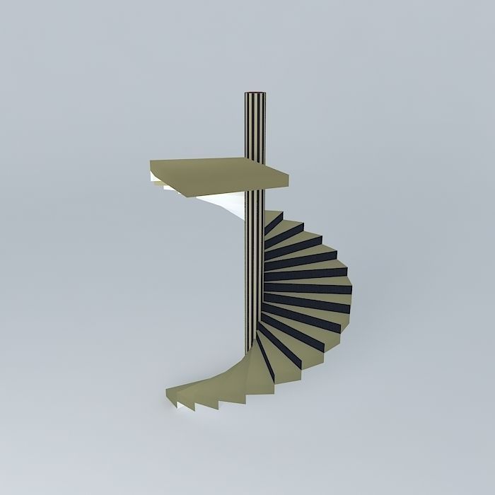 3D Spiral ladder 2 | CGTrader