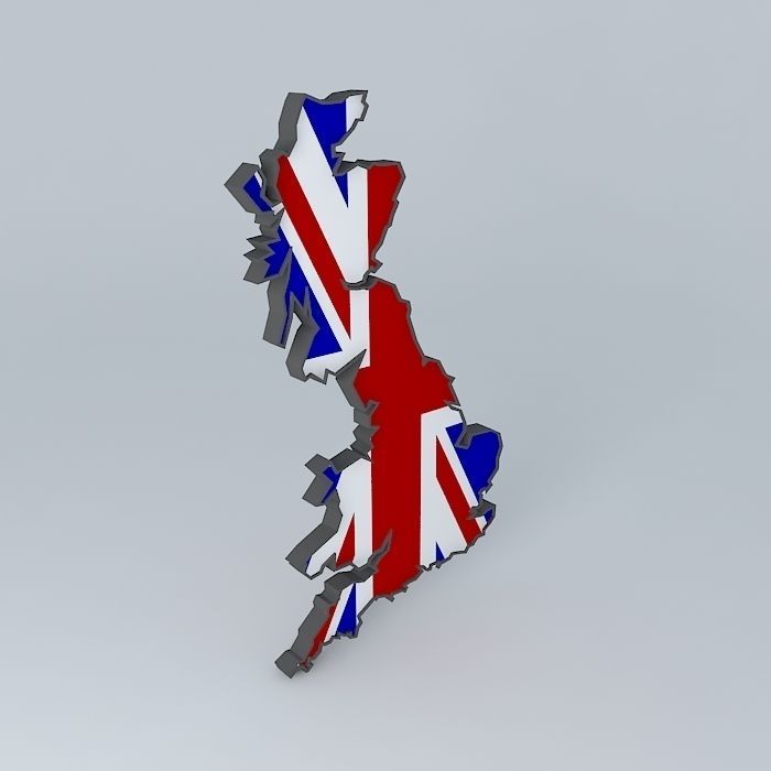 UK United Kingdom Flag 3D model | CGTrader