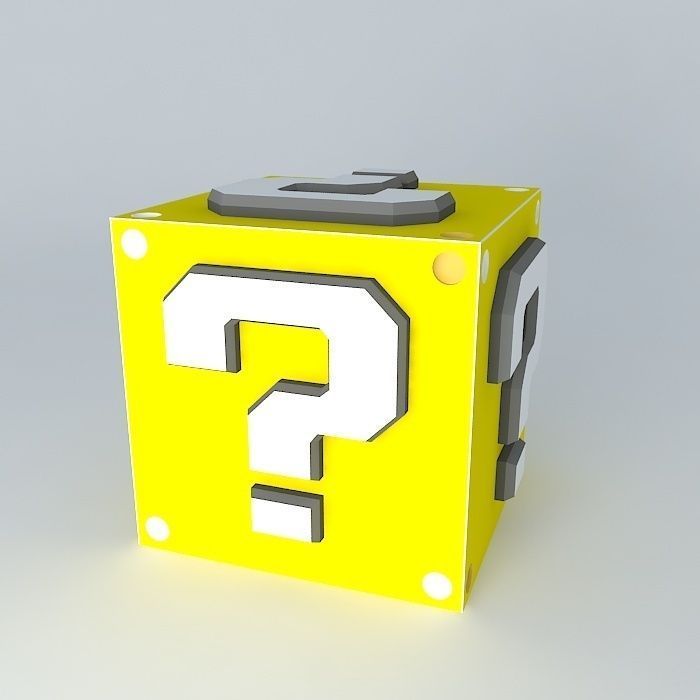 Mario Box 3D model | CGTrader