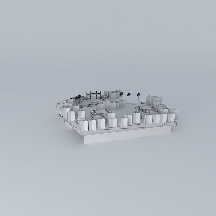 Gate Of Cheng Ching Lake, Kaohsiung, Taiwan free 3D model | CGTrader