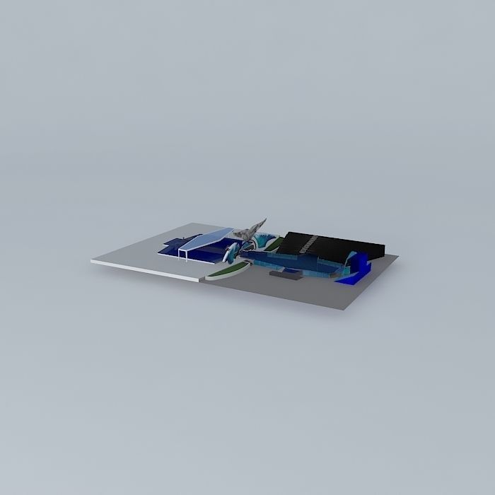 Shamu Stadium SeaWorld San Antonio 3D model | CGTrader