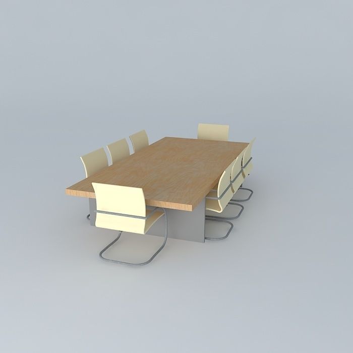 Conference Table free 3D model | CGTrader