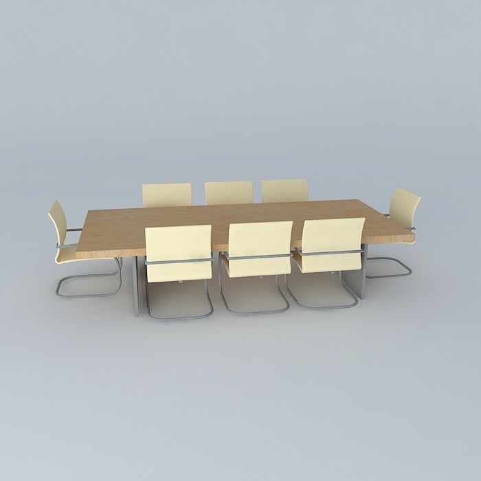 Conference Table free 3D model | CGTrader