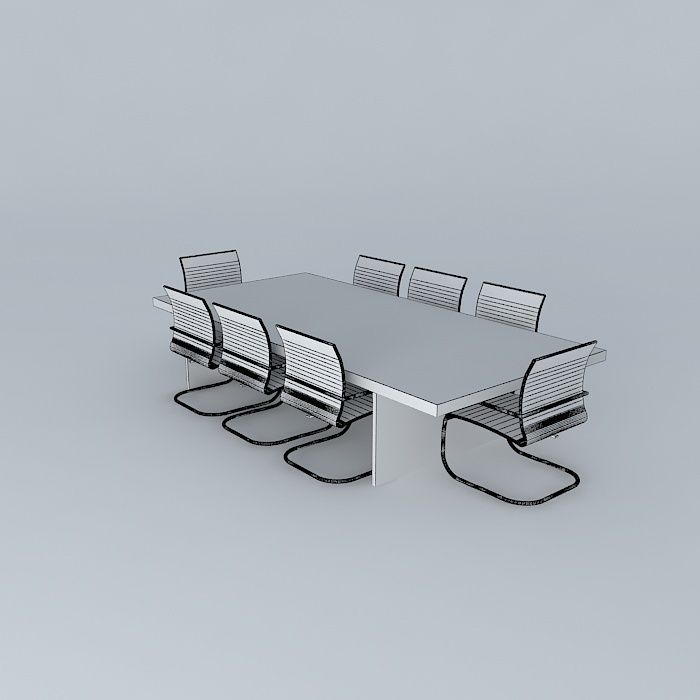 Conference Table free 3D model | CGTrader