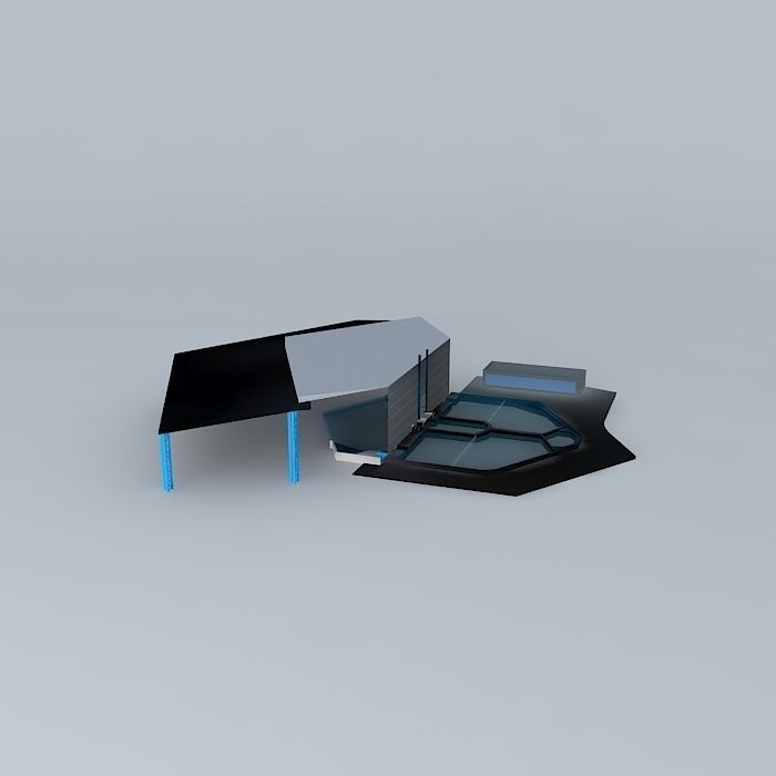 SeaWorld San Antonio - White Whale Dolphin Stadium 3D model | CGTrader