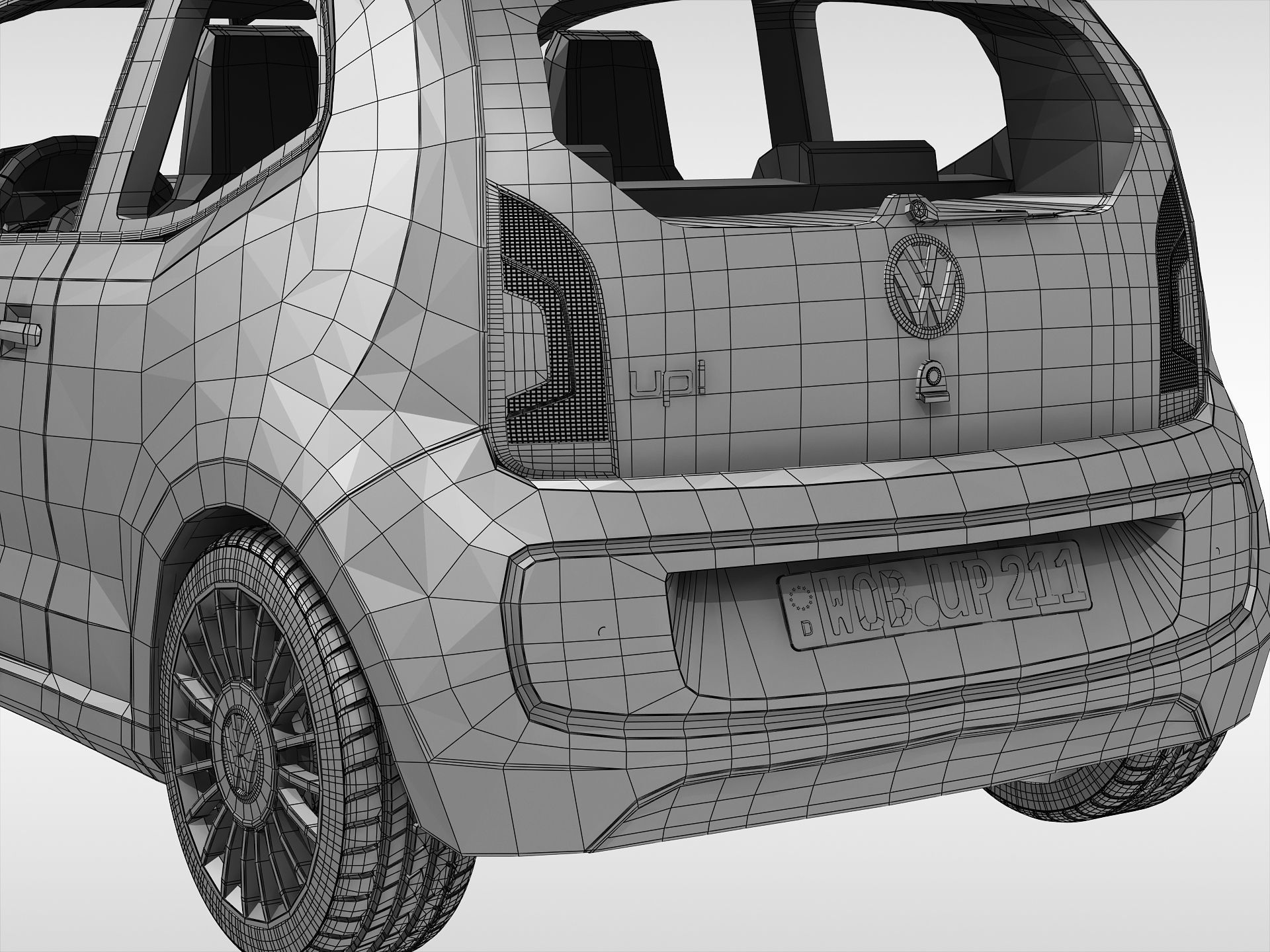 Volkswagen Up 2011 - 2016 3D model | CGTrader