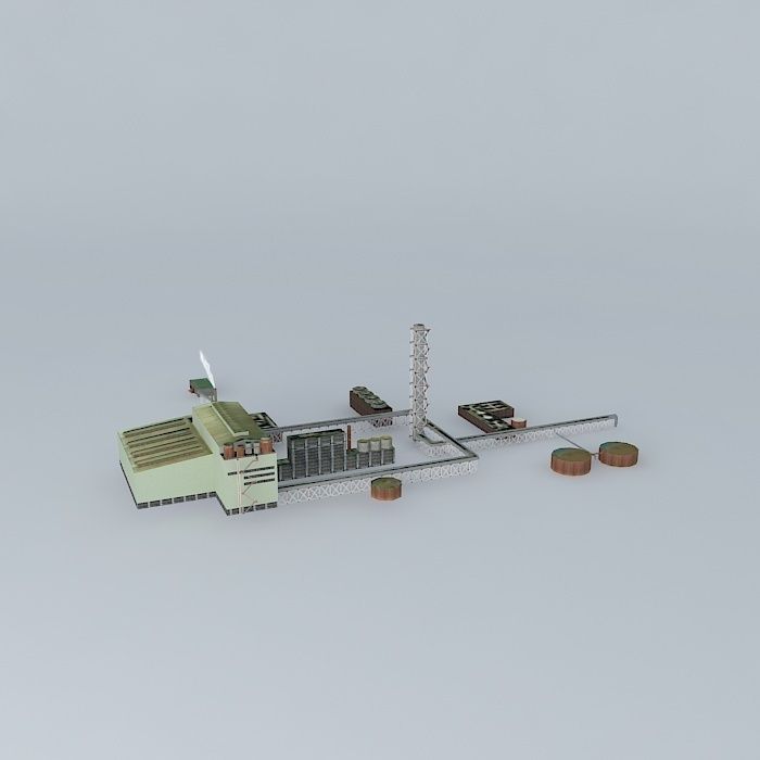 Olympic Dam Mine Extraction Plant free 3D model | CGTrader