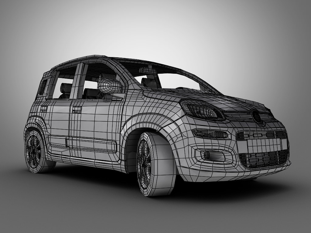 Fiat Panda 2013 3D model | CGTrader