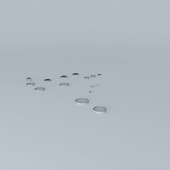 Caltex Oil Terminal free 3D model | CGTrader