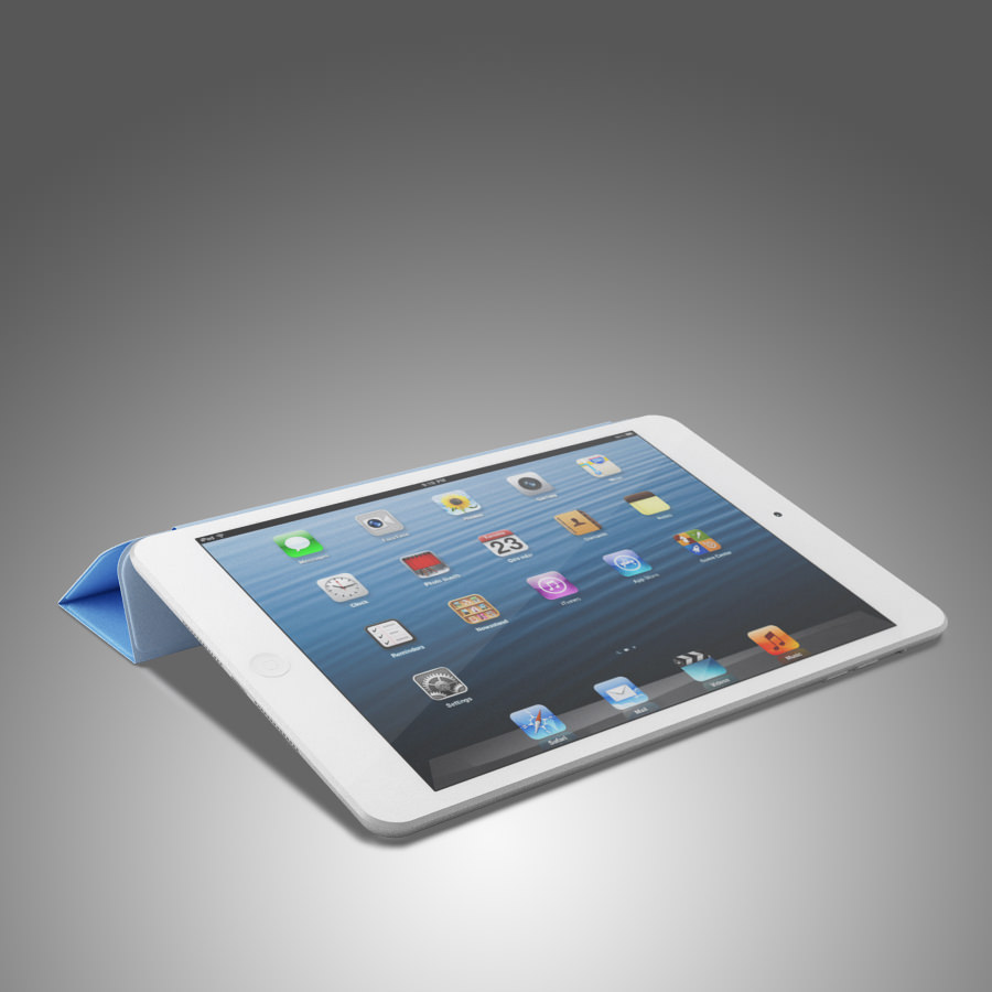 Apple iPad mini 3D model animated rigged | CGTrader