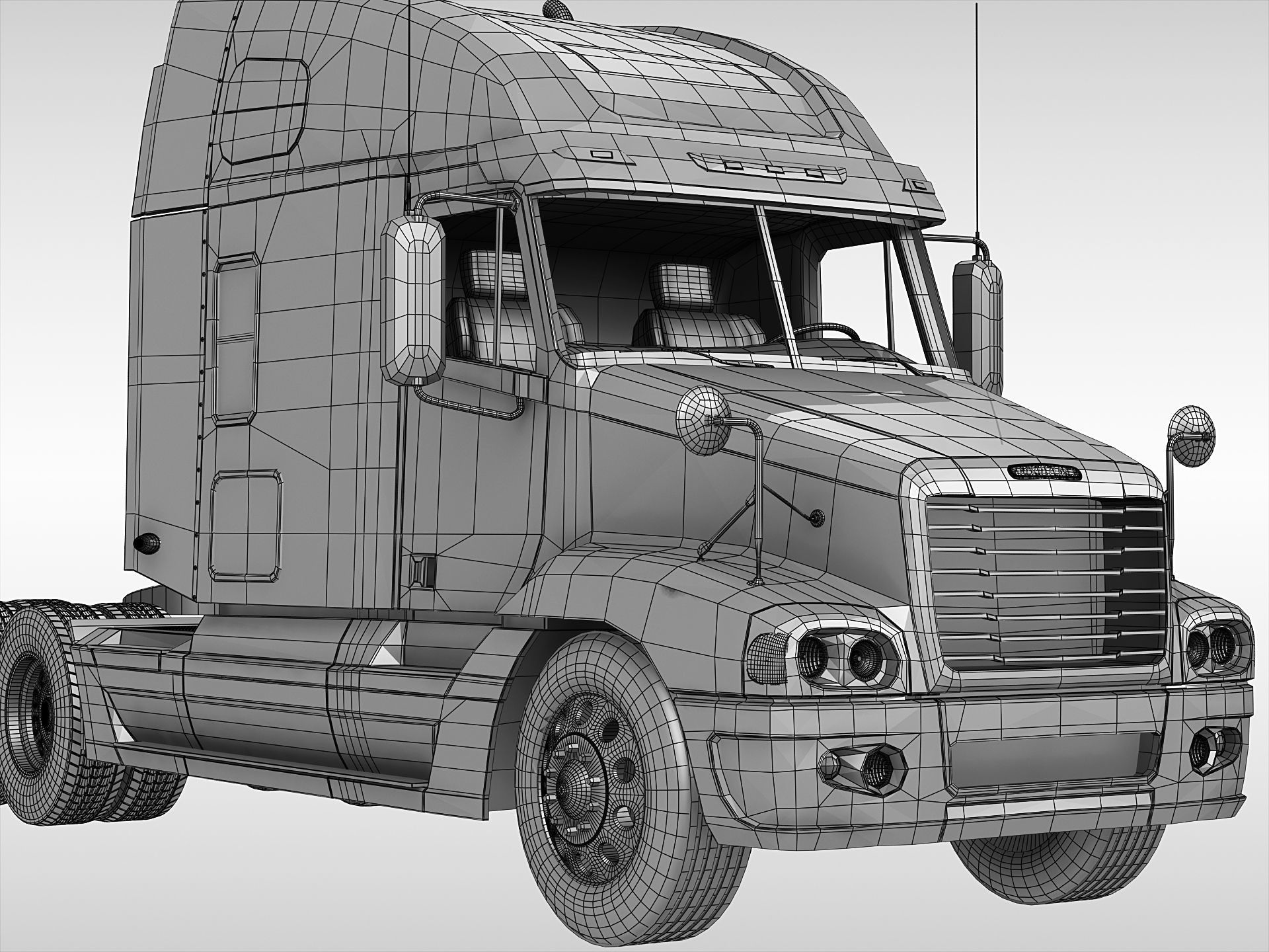 Freightliner Century 1996 - 2007 3D model | CGTrader