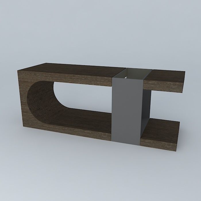 LUMA Strap Bench 3D model | CGTrader