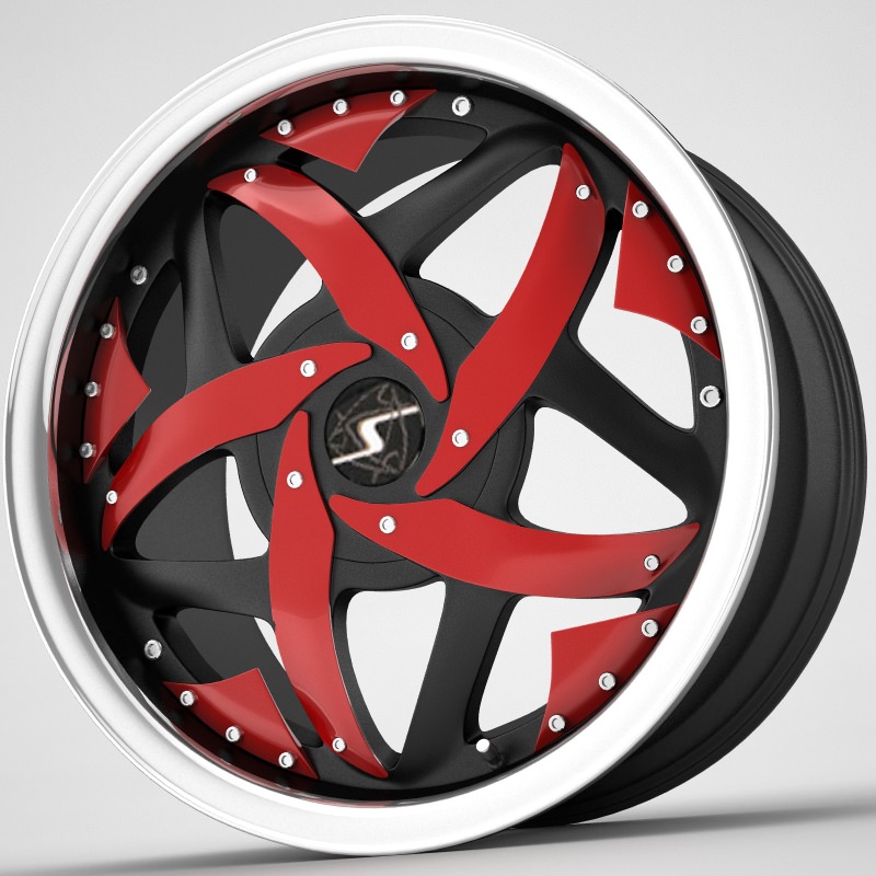 Schmidt wheel rims 1 3D model | CGTrader