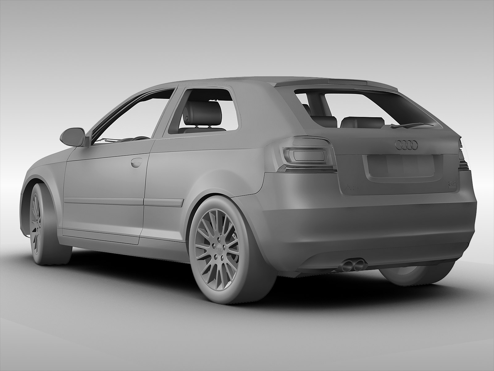 Audi A3 2011 3D model | CGTrader