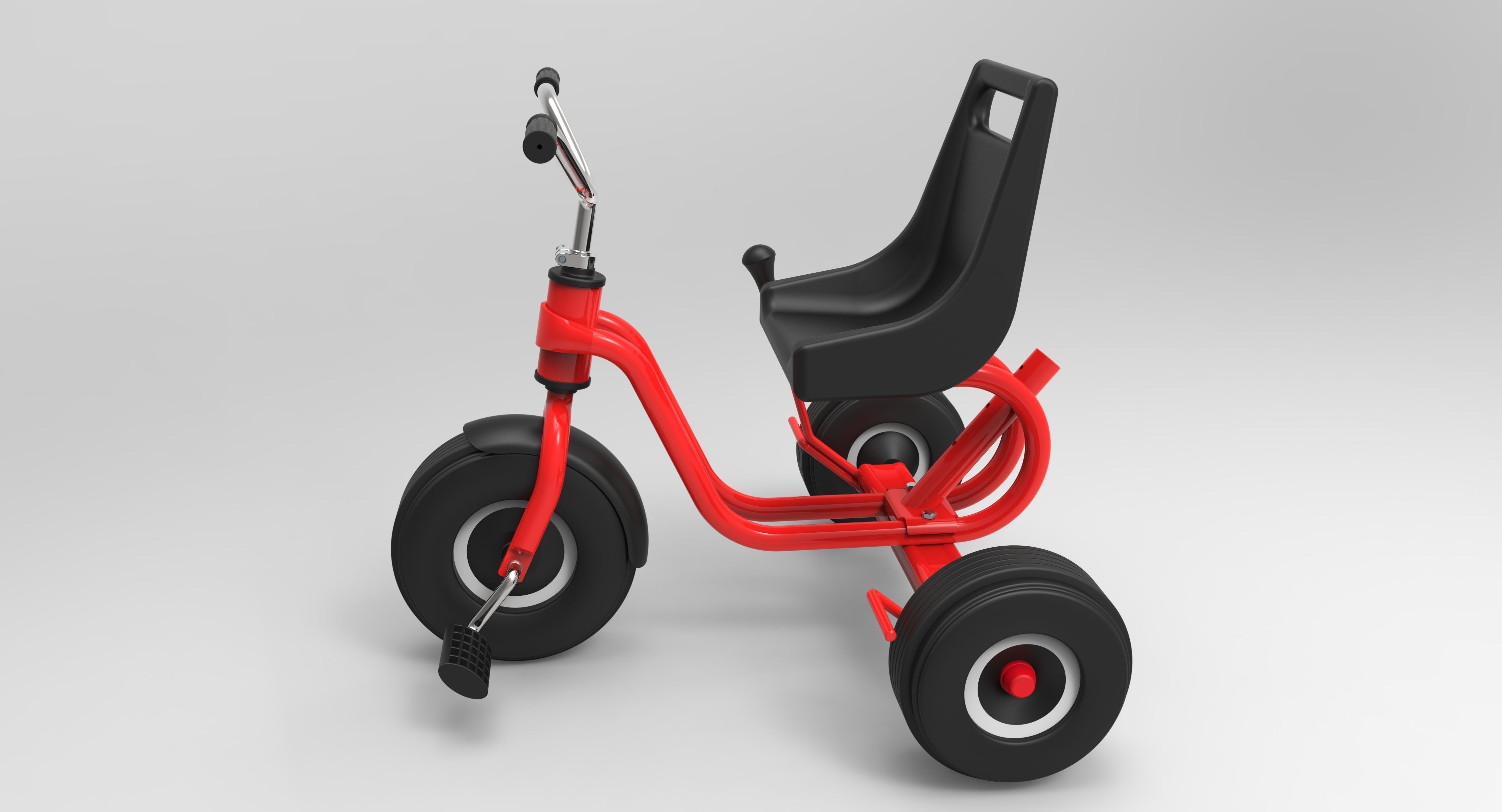 Children trike 3D model | CGTrader