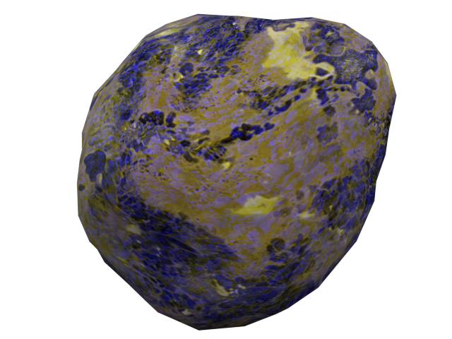 3D model low-poly asteroids VR / AR / low-poly OBJ - CGTrader.com