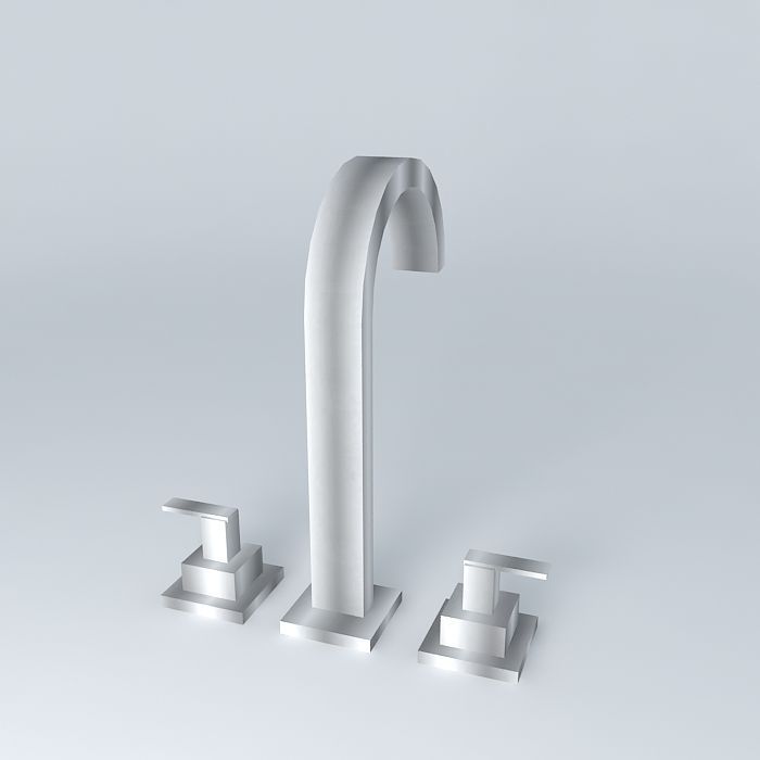 Bathroom faucet free 3D model | CGTrader