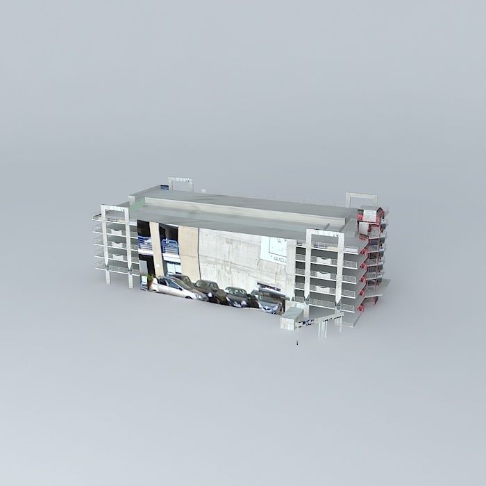 Parking Station free 3D model | CGTrader