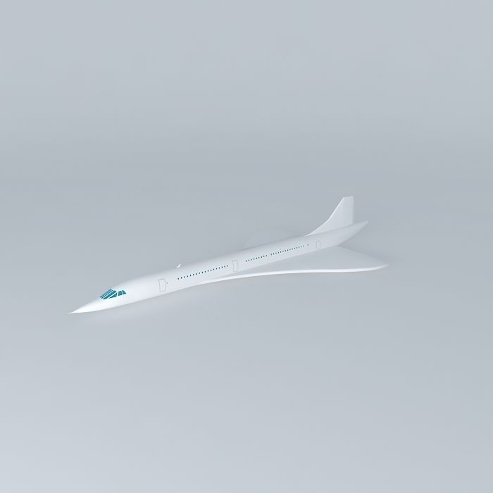 The Concorde free 3D model | CGTrader
