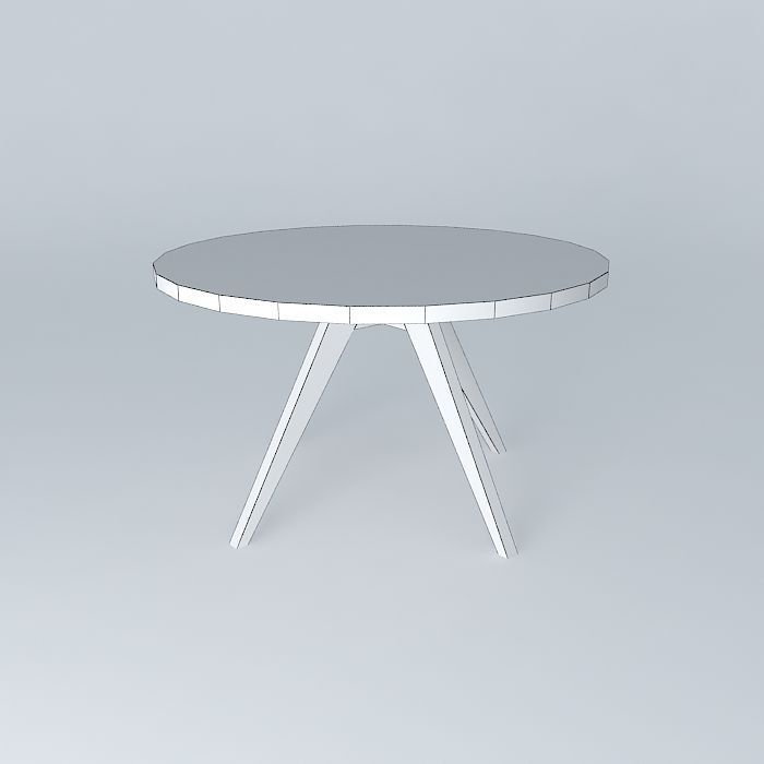 round table free 3D model | CGTrader