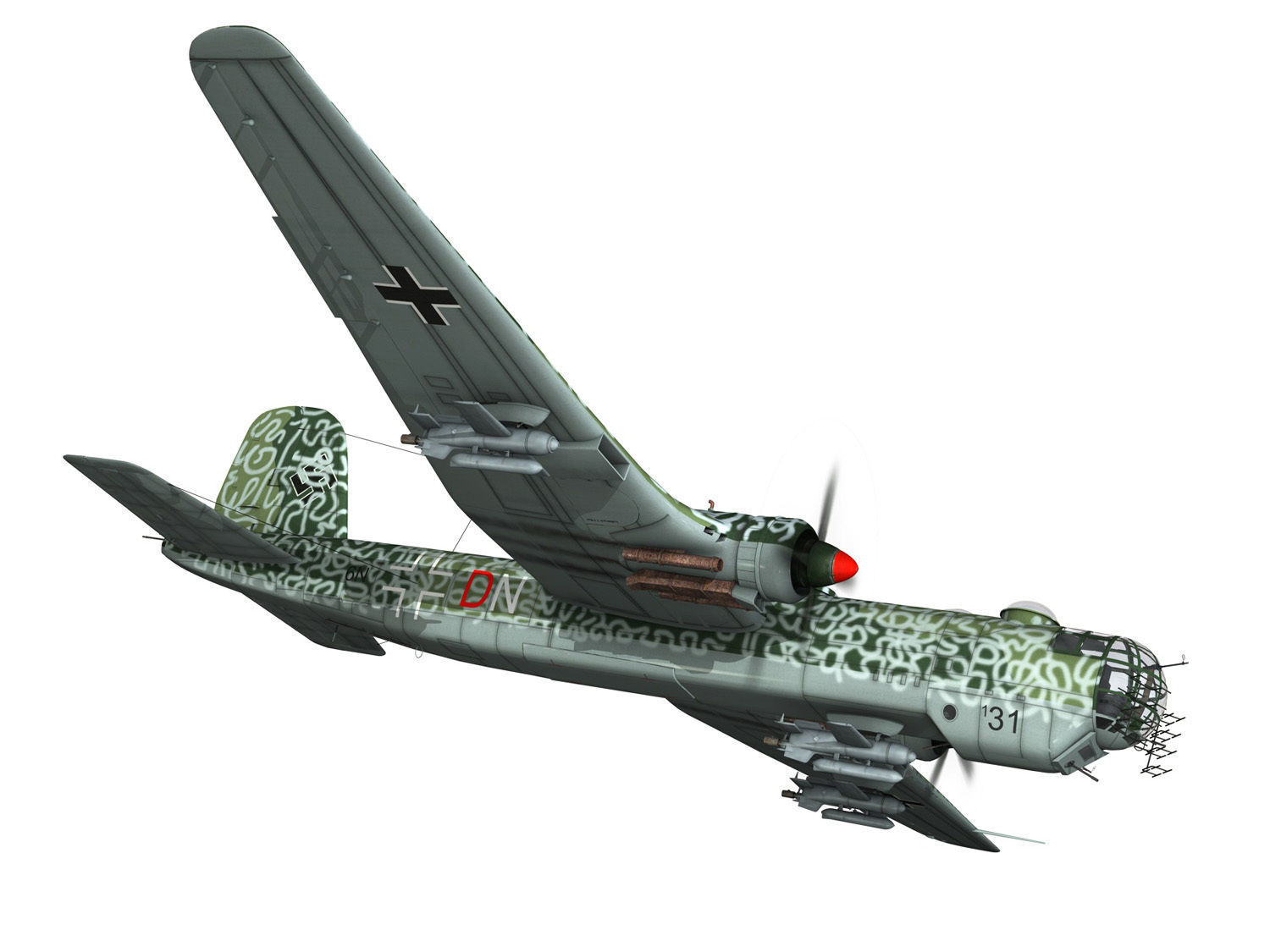 Heinkel He-177 A-5 - Greif - 6NDN 3D model | CGTrader