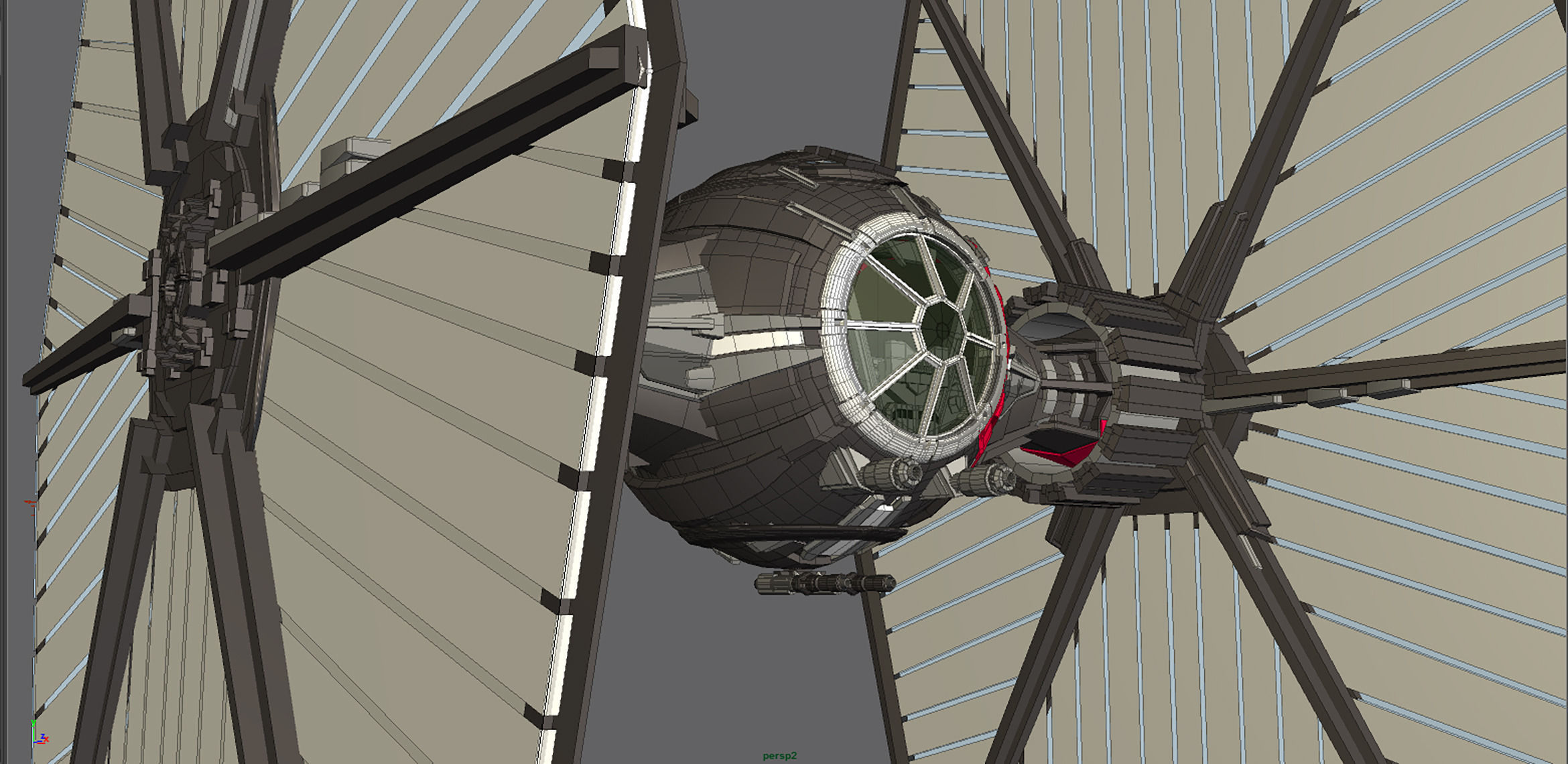 3D model First Order TIE VR / AR / low-poly | CGTrader