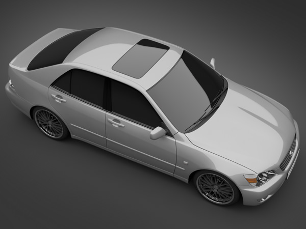 2005 Lexus IS200 3D model | CGTrader