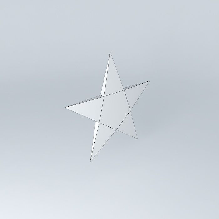 star star free 3D model | CGTrader