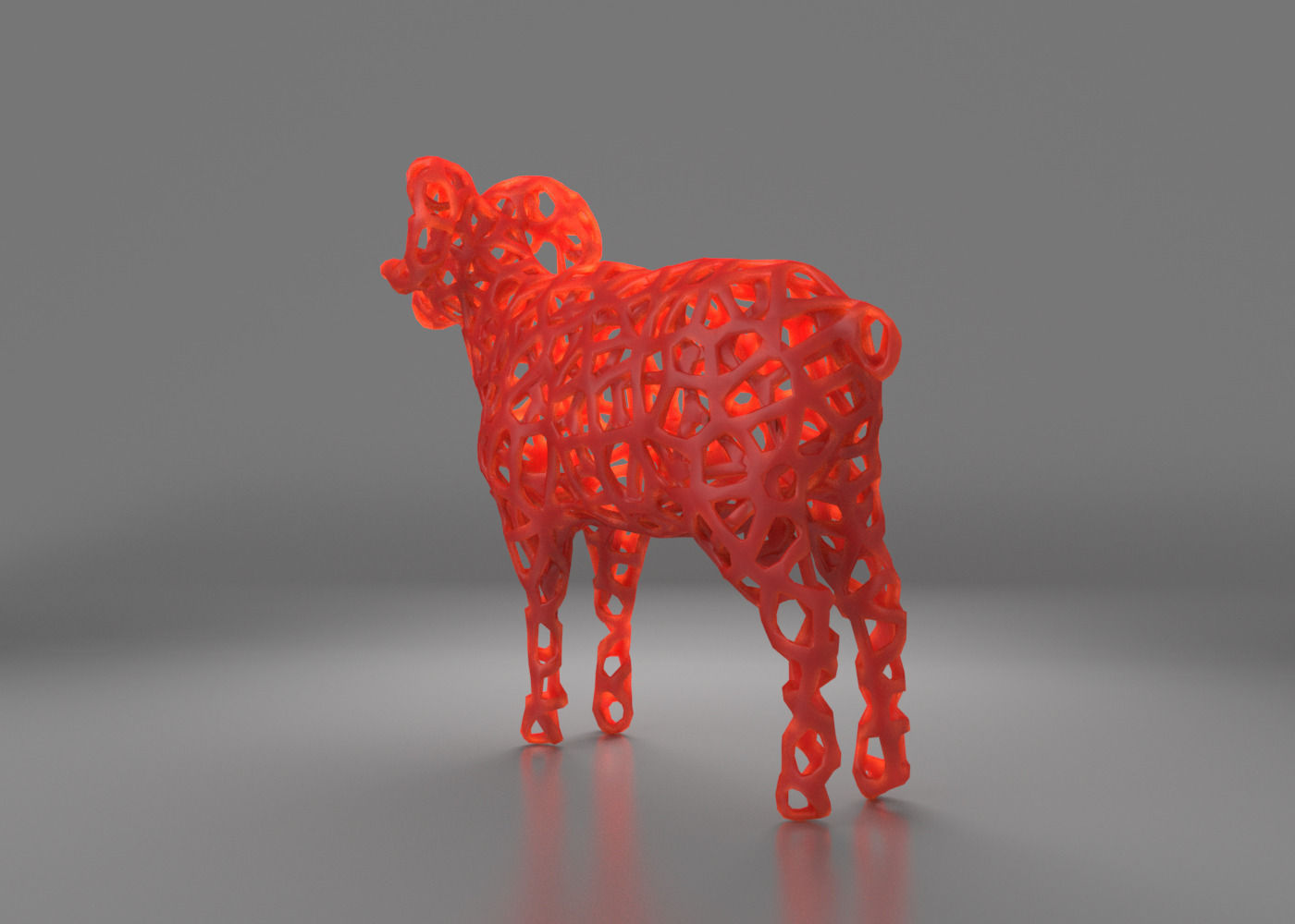 Sheep Wireframe 3D print model 3D Model 3D printable - CGTrader.com