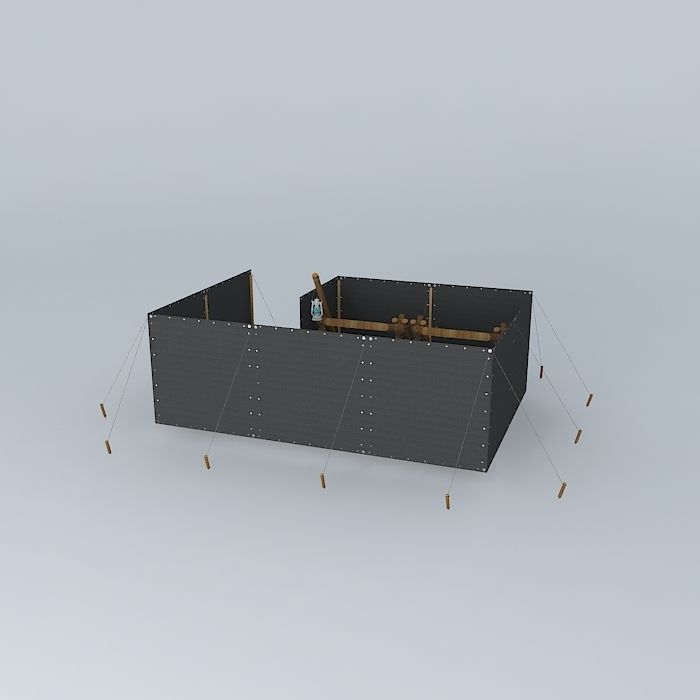 Donnerbalken Outdoor toilet free 3D model | CGTrader