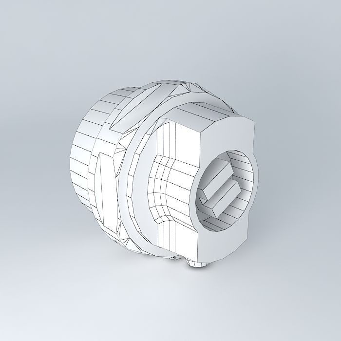 Central heating radiator drain plug free 3D model | CGTrader