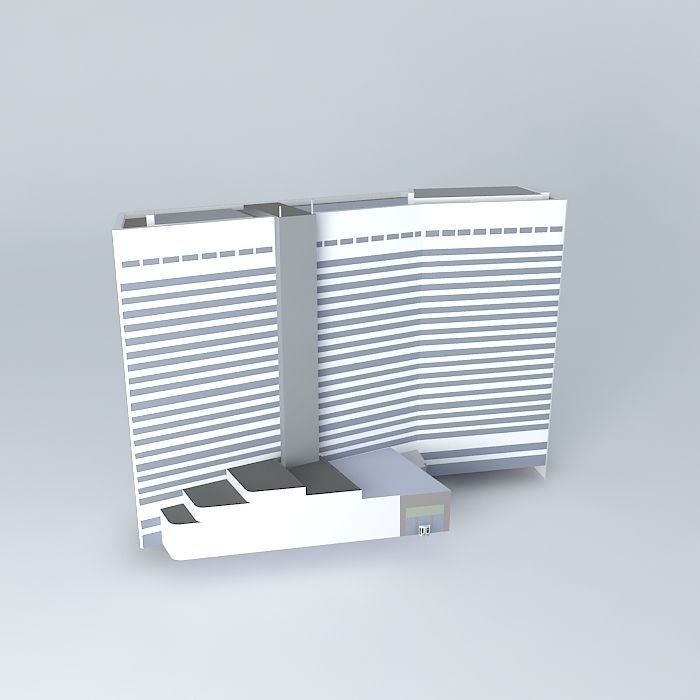 3 World Trade Center Marriott World Trade Center free 3D Model MAX OBJ ...