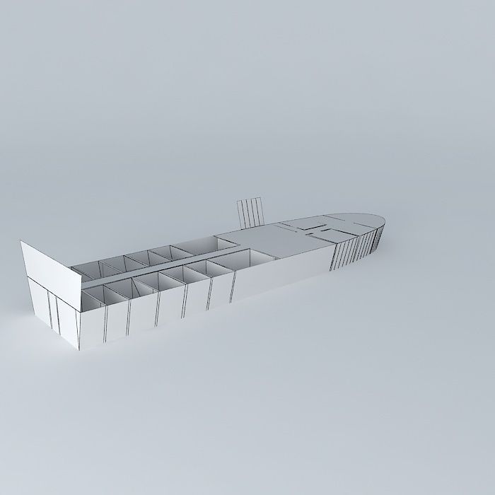 Graf Zeppelin Gondola free 3D model | CGTrader
