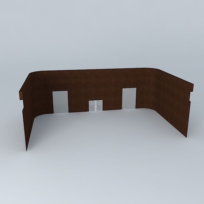 sdfg reception desk free 3D model | CGTrader