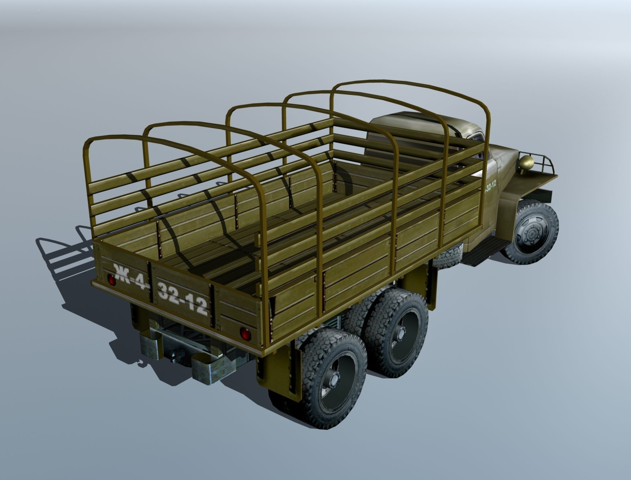 3D model Studebaker us6 VR / AR / low-poly | CGTrader