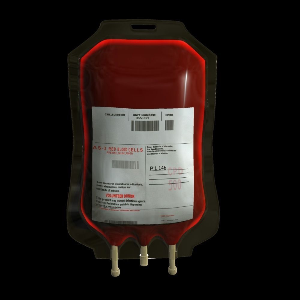 Blood Bag Medical 3D model | CGTrader
