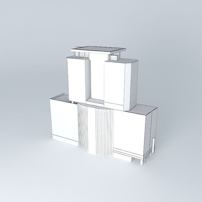Building Box Center free 3D model | CGTrader