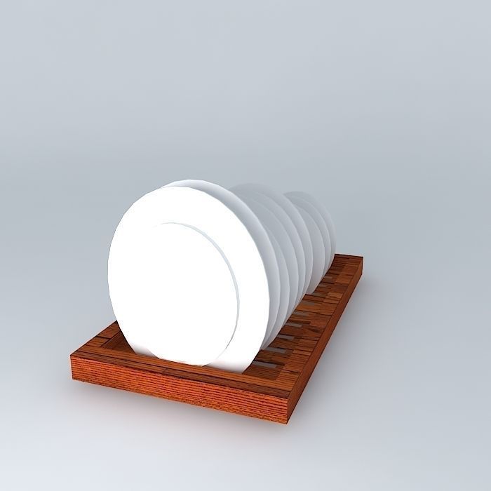 Dish rack free 3D Model MAX OBJ 3DS FBX STL DAE - CGTrader.com