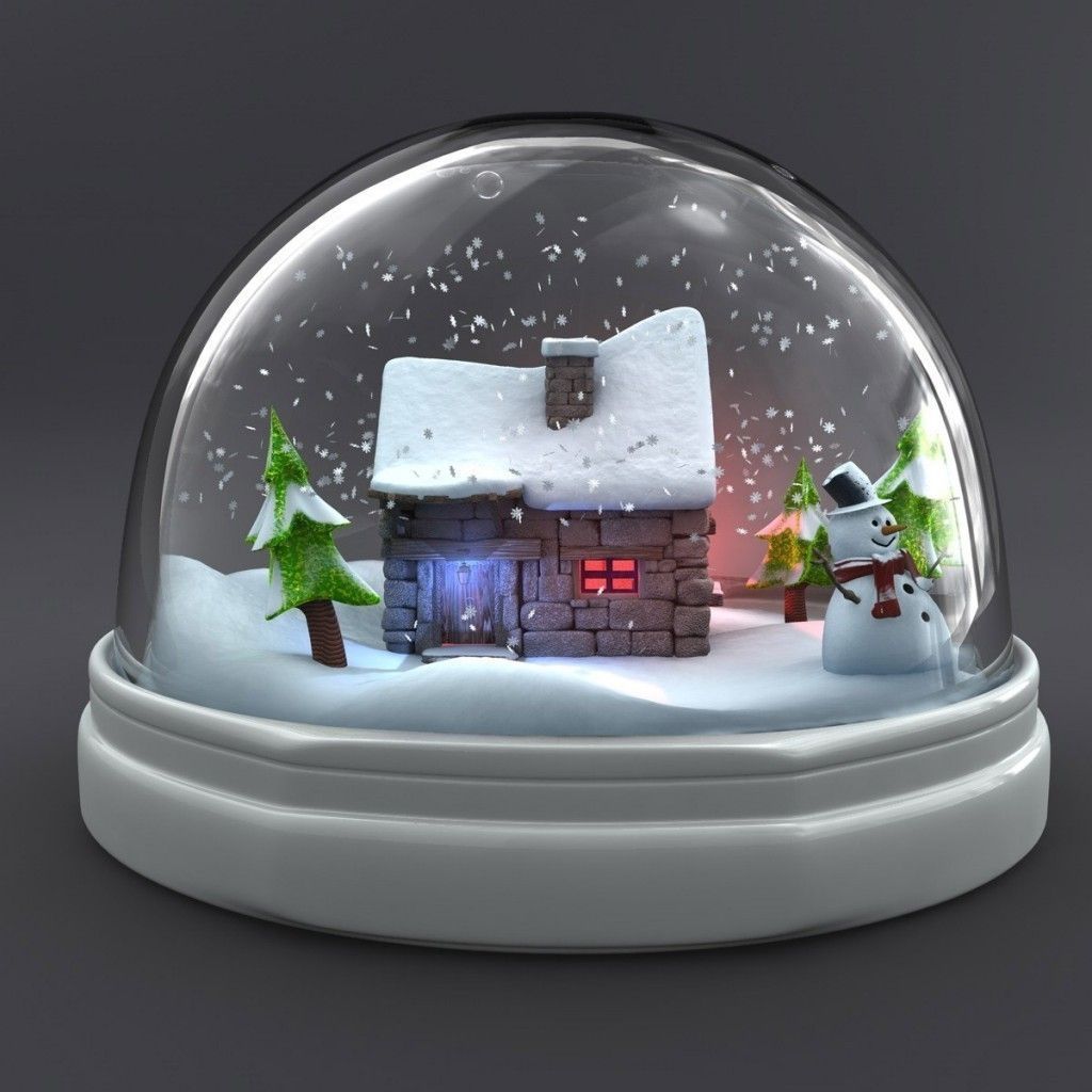 Magic Snowglobe V1 3D model | CGTrader