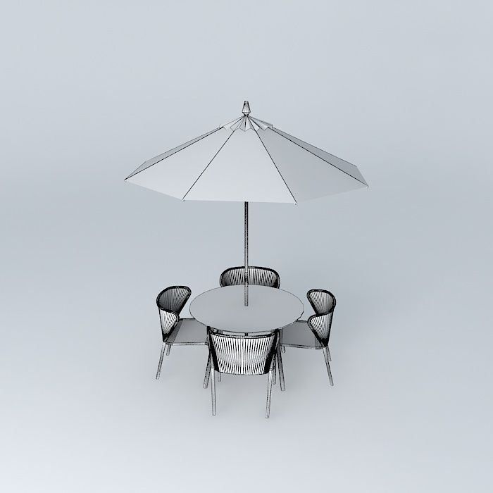 Ombrelone free 3D model | CGTrader