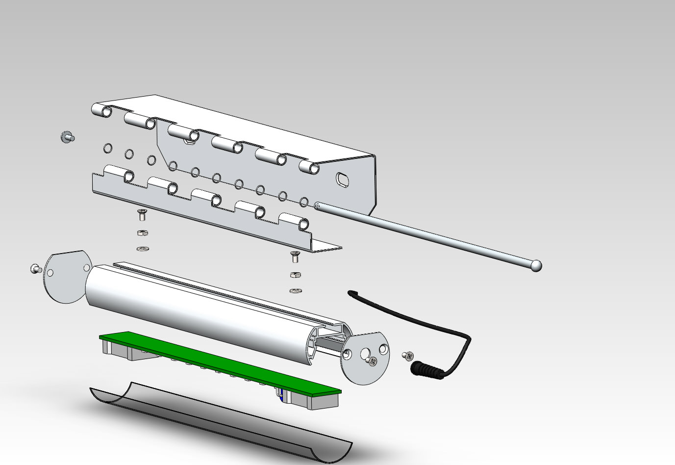 LED lamp 3D model | CGTrader