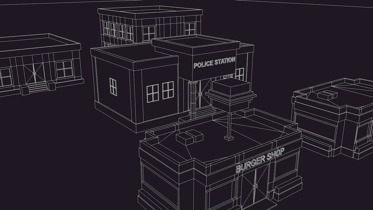 3D model Low poly House Pack VR / AR / low-poly | CGTrader