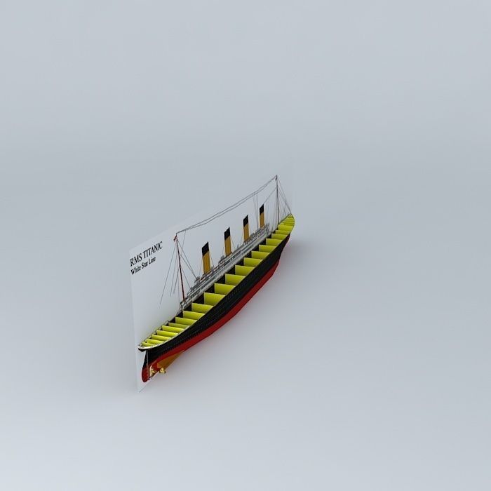 TITANIC Hull Kit Do it Yourself free 3D model | CGTrader