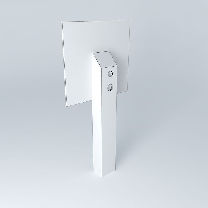 Eco Rail Track STOP Sign Dummy Old Steam Days free 3D model | CGTrader