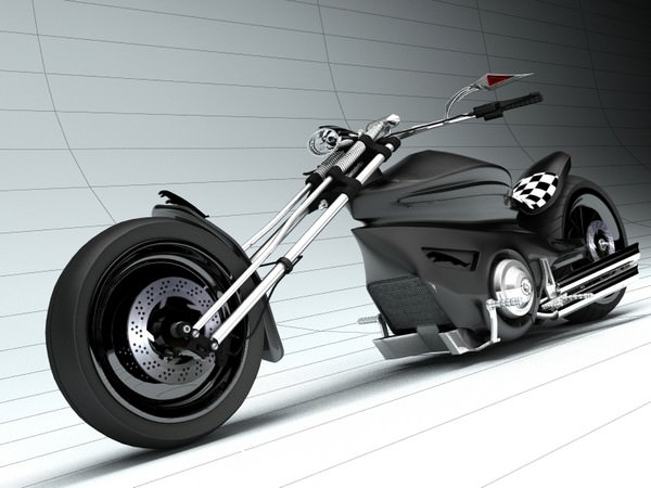 Custom Bike Motorcycle 3D model | CGTrader