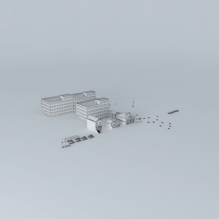 Movie Set 3D model | CGTrader