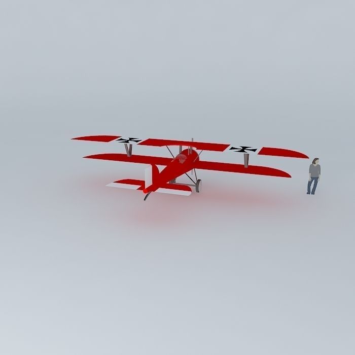 WW1 German biplane free 3D model | CGTrader