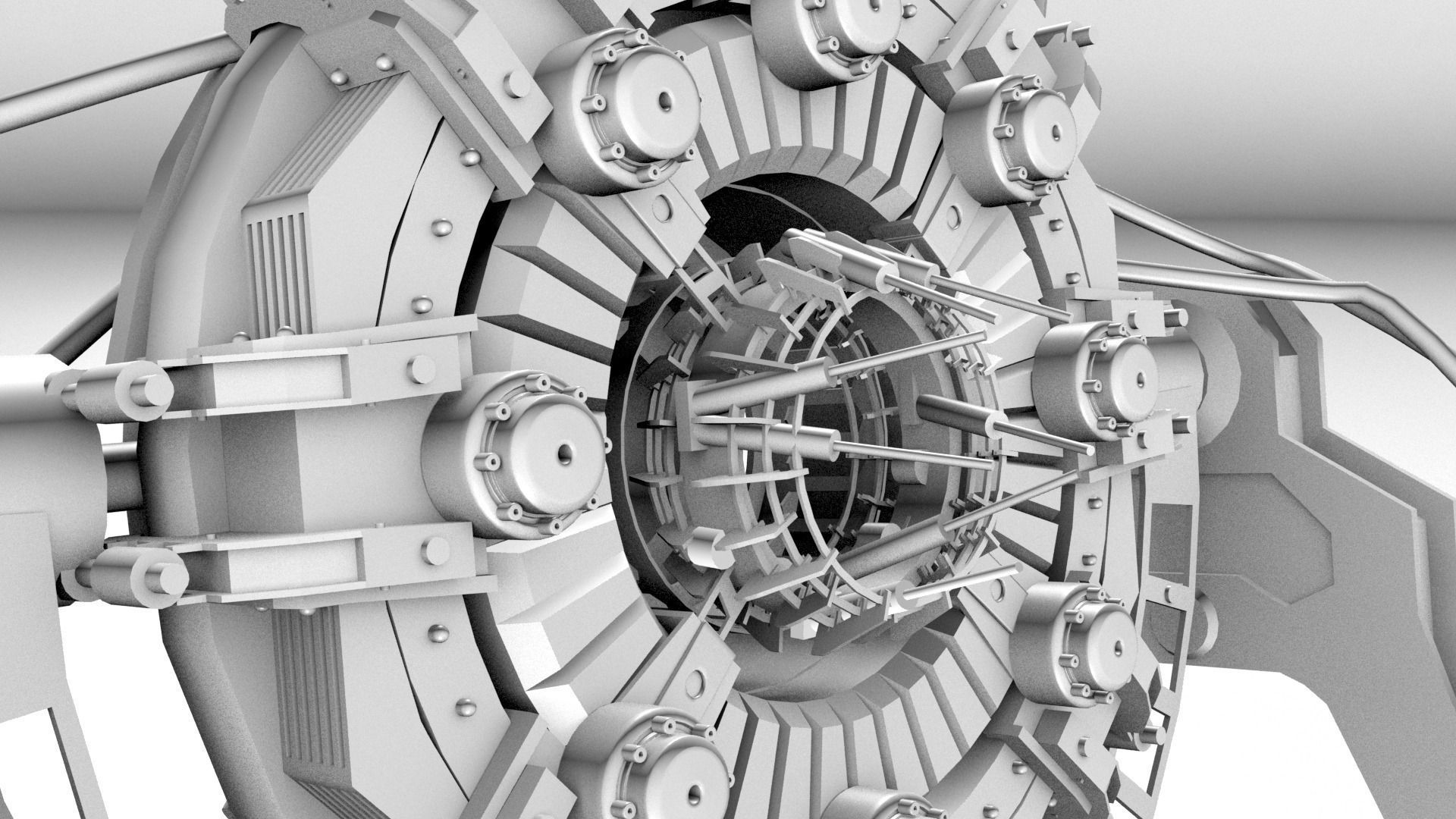 Avengers Movie Reactor 3D model | CGTrader