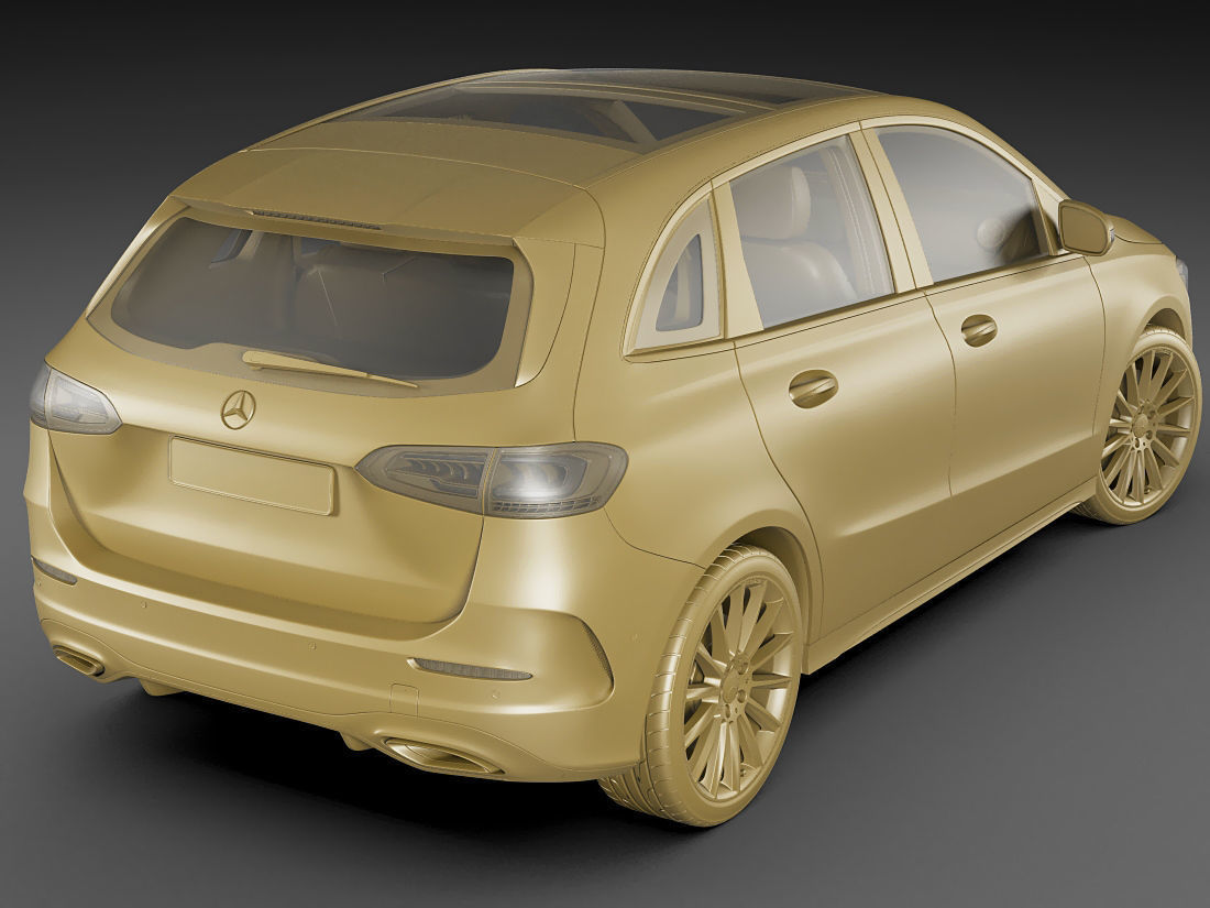 Mercedes B-class 2019 AMG line 3D model | CGTrader