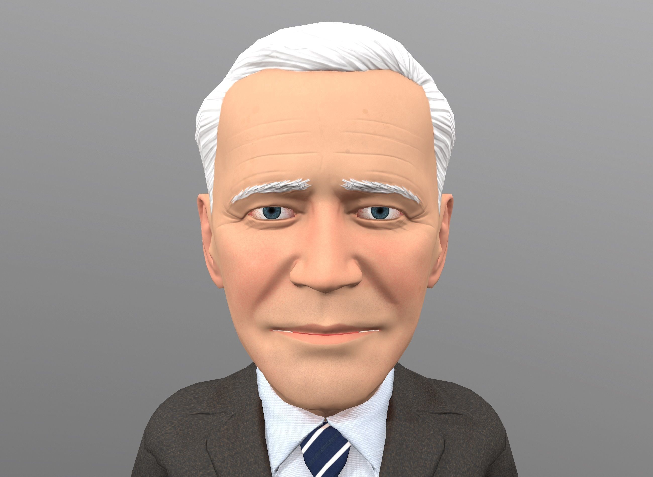 3D model Joe Biden stylized 3D caricature VR / AR / low-poly rigged animated | CGTrader